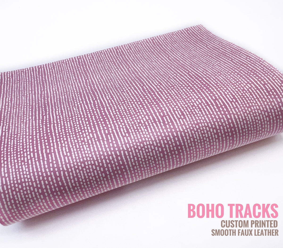 Boho Tracks - Custom Printed Smooth Faux Leather - CLEARANCE $1.50 per ...