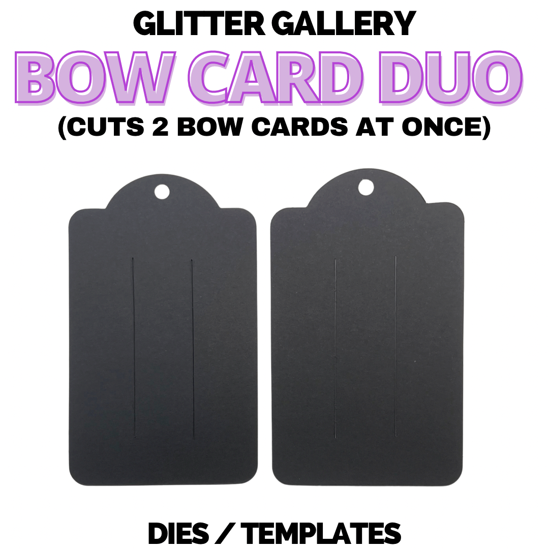 Bow Display Card TEMPLATE – www.glittergallery.com.au